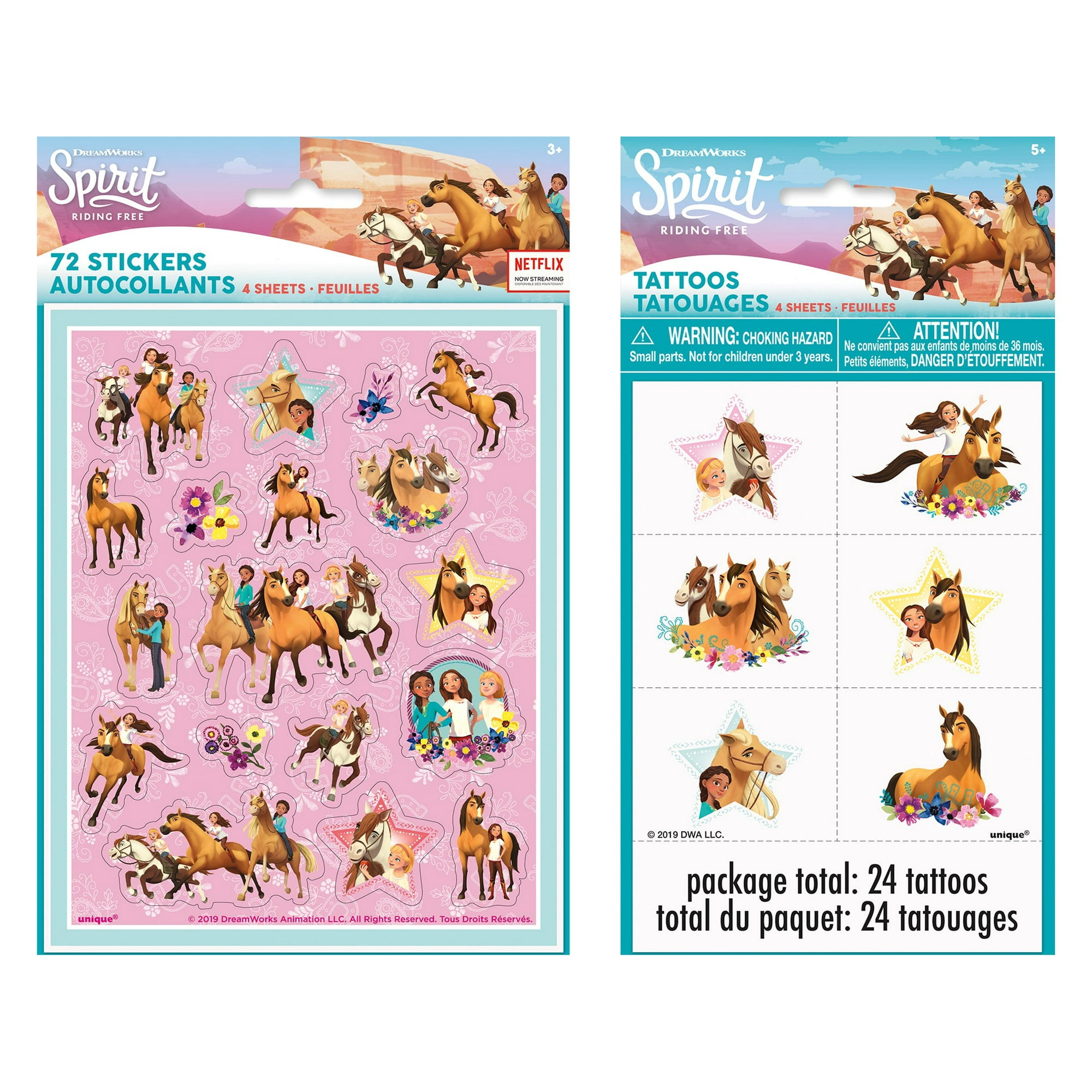 Click here for Momentko Spirit Riding Free Adventure Set: 24 Tatt... prices