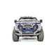 Fab Fours GR4100-1 Grumper Grill/Front Bumper; 2 Stage Black Powder ...