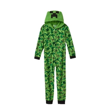 Minecraft Creeper Fleece 53" Square Throw, 100% Microfiber, Green ...