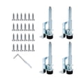 4Pcs Height Adjuster Chair Levelers Legs Furniture Risers Leg Leveling ...