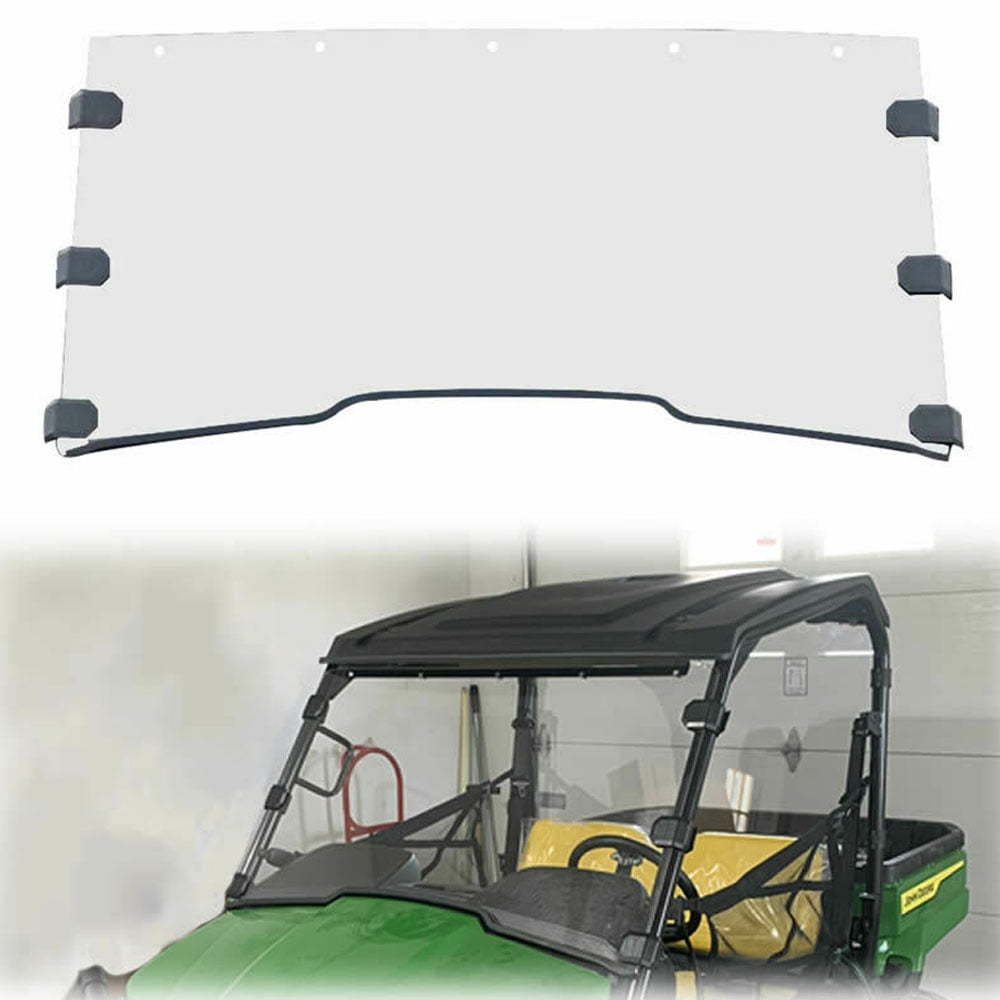 LisFaxbo UTV Front Windshield Full Clear Glass For John Deere Gator XUV ...
