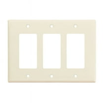 Cooper PJ263LA Light Almond Unbreakable Mid-Size Three Gang Decorator ...