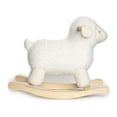 Baby GUND Lamb Rocker with Wooden Base Plush Stuffed Animal Nursery ...