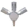 Three WAY Manifold Quick Coupler Coupling For Air Compressor Tool ...