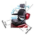 Xmatch All-Terrain Motorized Medical Mobility Scooter, 4-Wheel Heavy ...