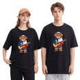 Bear With Guitar American Flag Cool Graphic Tee For Men And Women ...