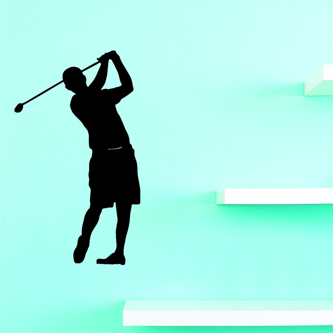 Golf Player Golfer Sports Picture Art Vinyl Wall Decal Sticker 20x40 ...
