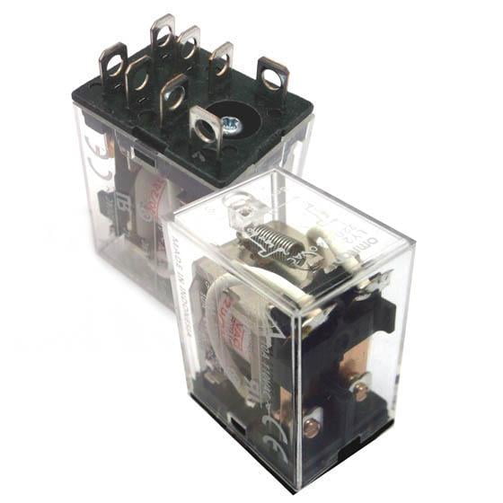 LY2-AC220/240 - RELAY AC 220/240VAC 2P2T 10A 8P QT SKT MT 10A/220VAC ...