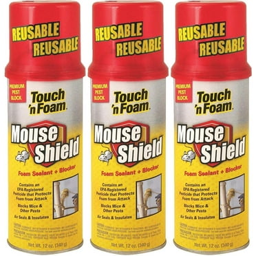 Touch-n-Foam Mouse Blocker Sealant, Pest Protection, 12oz - 2 Pack ...