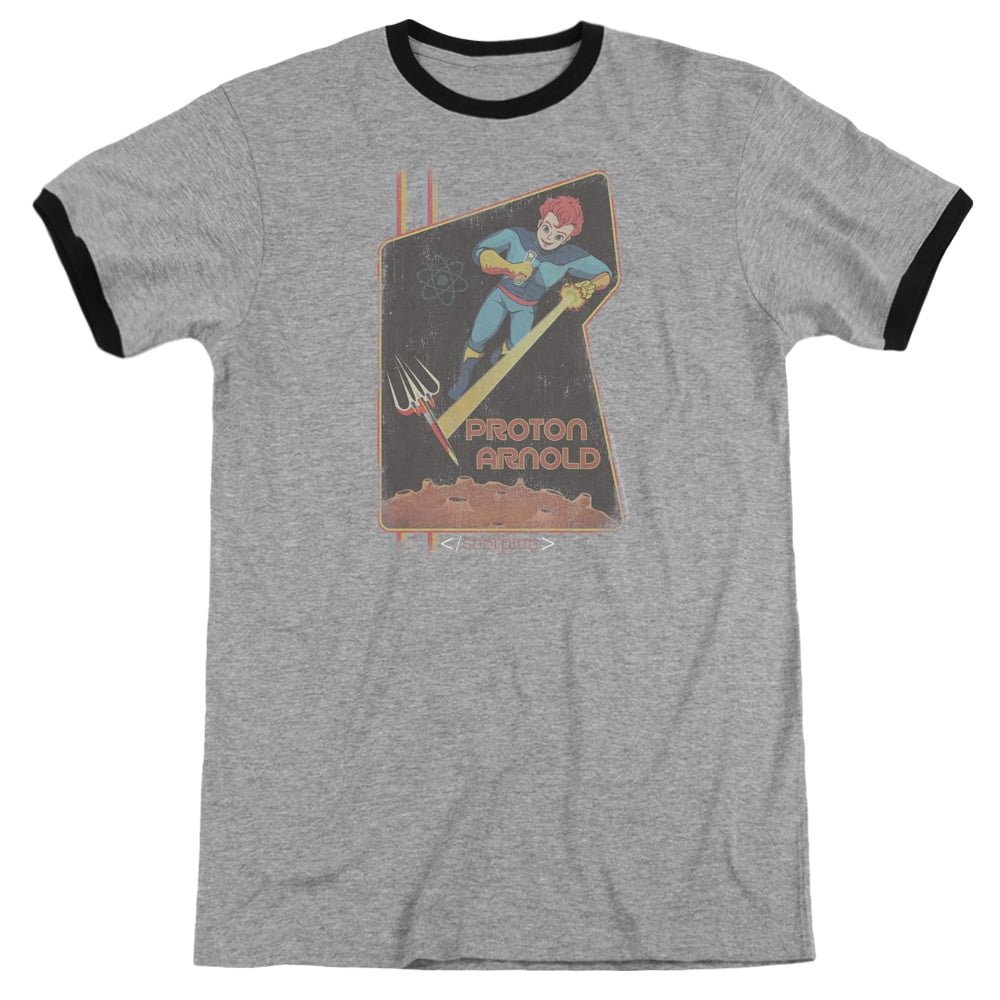 Scorpion Proton Arnold Poster Adult Ringer Heather Black - Walmart.com