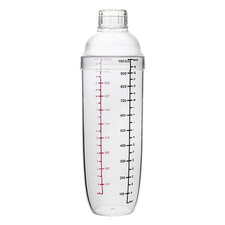 Shaker - with Measurement Cocktail Shaker - Innovative Measuring 1000ml ...