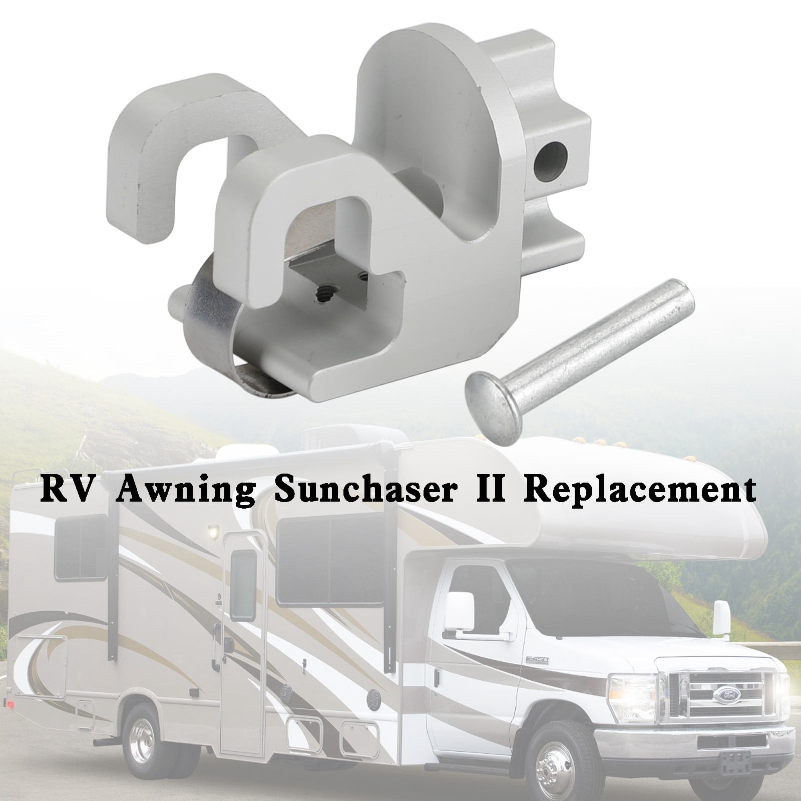 Motor Genic Alminum RV Rafter Claw Satin Hardware For Dometic SUNCHASER ...
