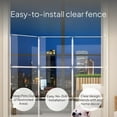 Tnarru 6-panel clear resin indoor pet barrier - Walmart.com