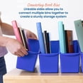 Connectable plastic storage book boxes, multifunctional storage, modern ...