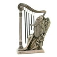 Roman Angel with Windchime Harp Outdoor Garden Statues 10" - Walmart.com