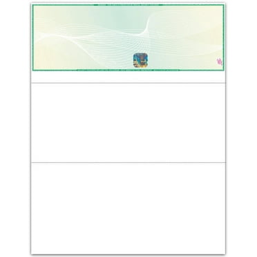 Computer Check Paper - Blank Personal Wallet Checks 3 on a Page ...