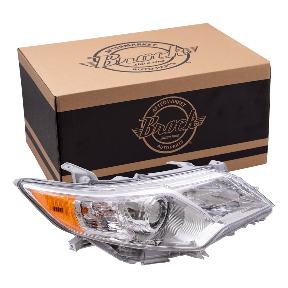 Brock Replacement Passengers Halogen Combination Headlight Headlamp ...