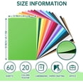 12x18 Inch 60 Sheets Large Printable Card Stock Paper Heavyweight 80lb ...