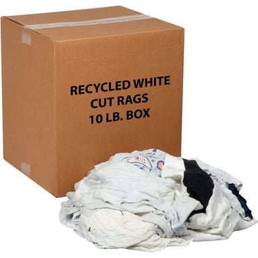 Global Industrial 25 Lb. Box Recycled Cut Rags, Mixed Colors - Walmart.com