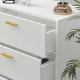 Ofey 6 Drawer White Dresser for Living Room Bedroom - Walmart.com
