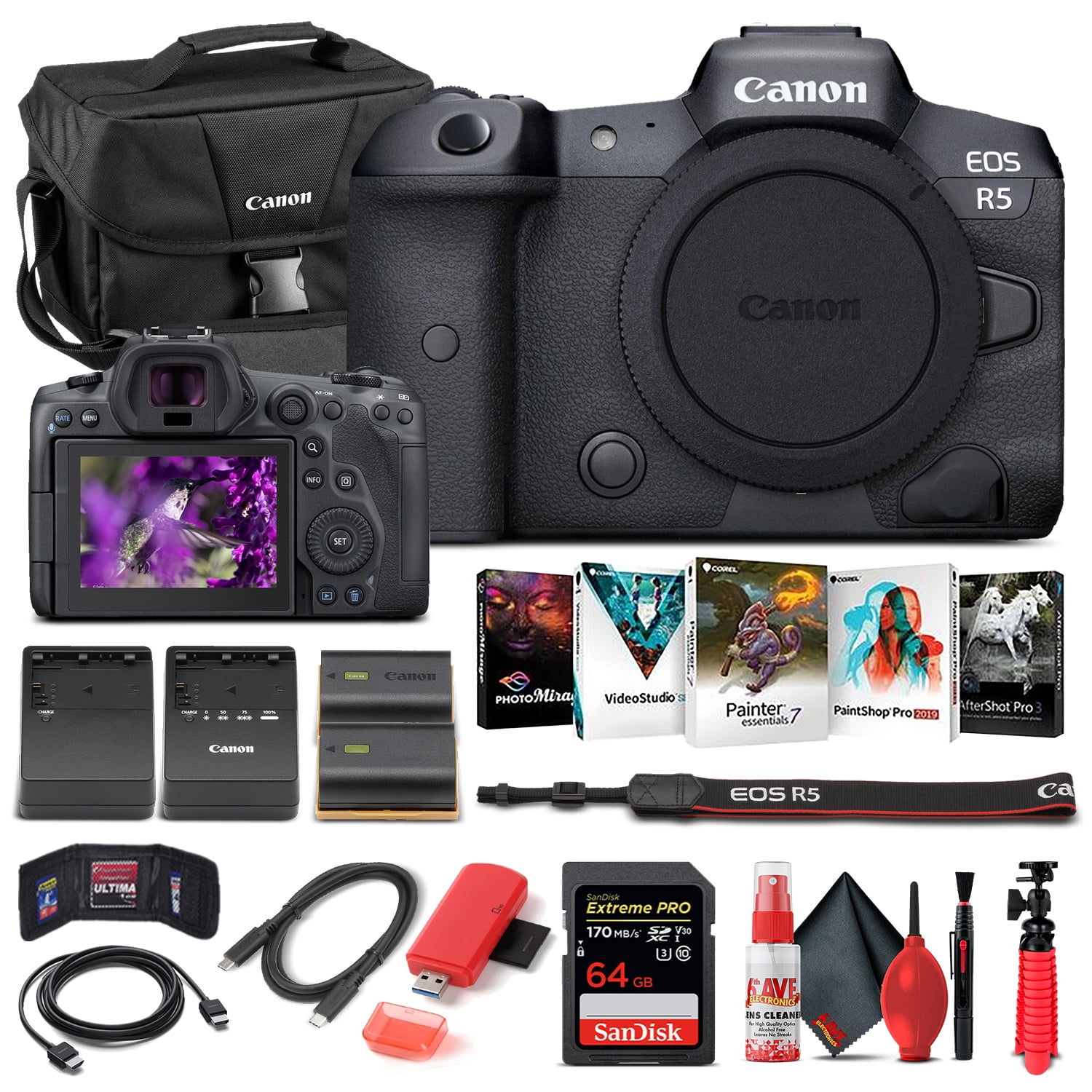 Click here for Canon Eos R5 Mirrorless Camera Body Only 4147c002... prices