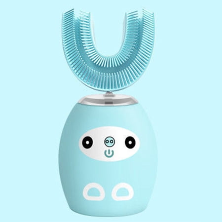 U-shaped children's electric toothbrush children's blue | Walmart Canada
