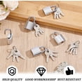1 Set 15Pcs Steel Electric Box Locks with 60Pcs Key Stainless Steel ...