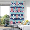 Coolnut Nautical Pattern Thickened Blackout Curtain 84 Inches ...