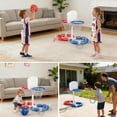 UFULMN Dual Pool Basketball Hoop with Backboard for Boys Girls 2-in-1 ...