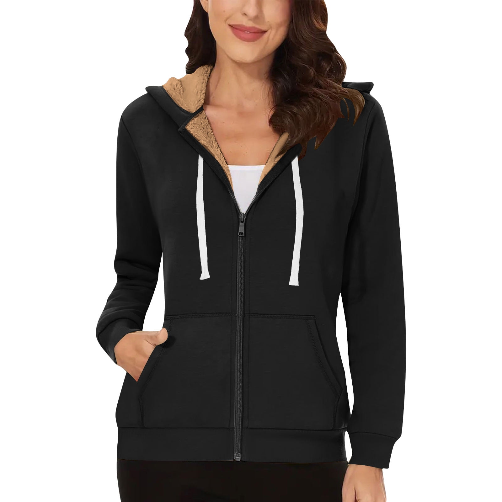Click here for Timegard Jackets For Women Winter Zip Up Fleece Wa... prices