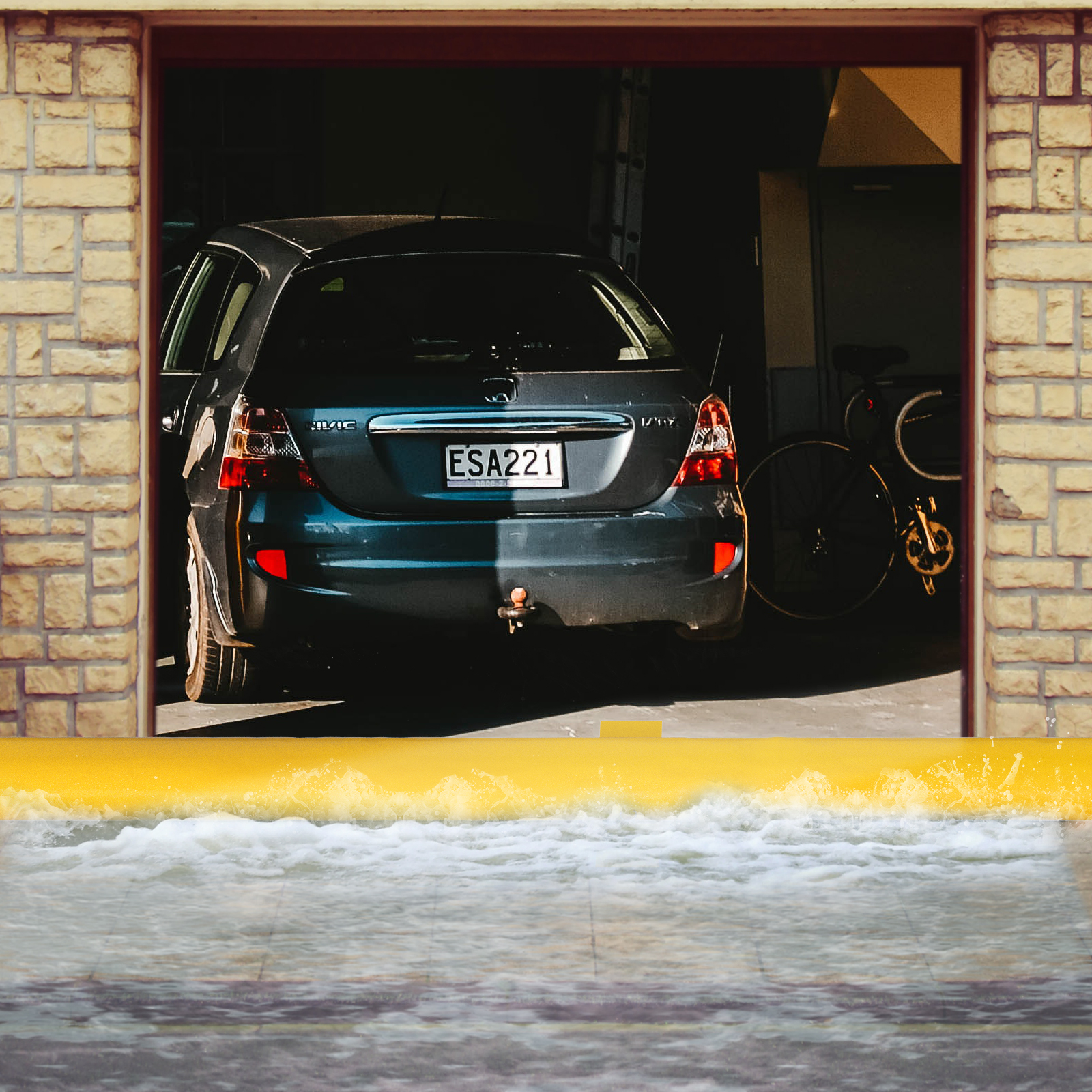 Quick Dam Roll Off Water Dams - 5in x 8ft Gray - Walmart.com