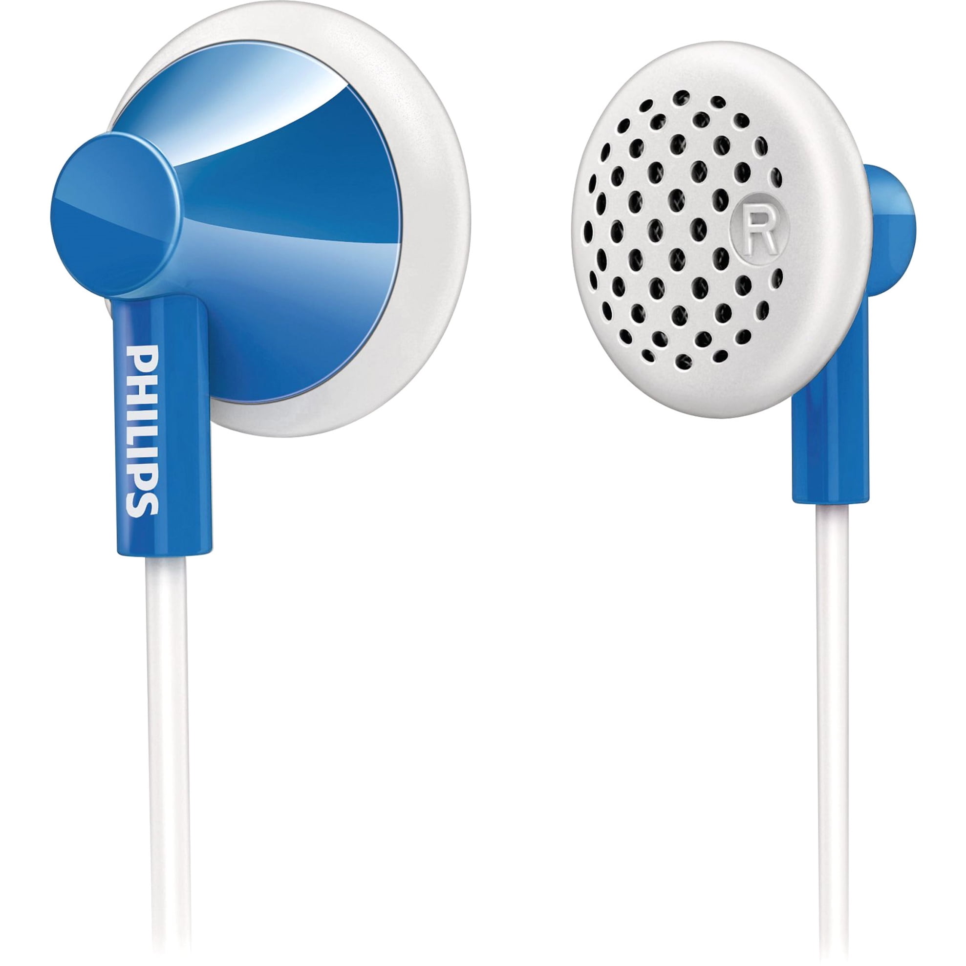 Philips Earbuds Blue, SHE2100BL - Walmart.com