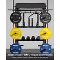 Mikolo Smith Machine Home Gym, All-in-One Power Rack with Smith Cage ...