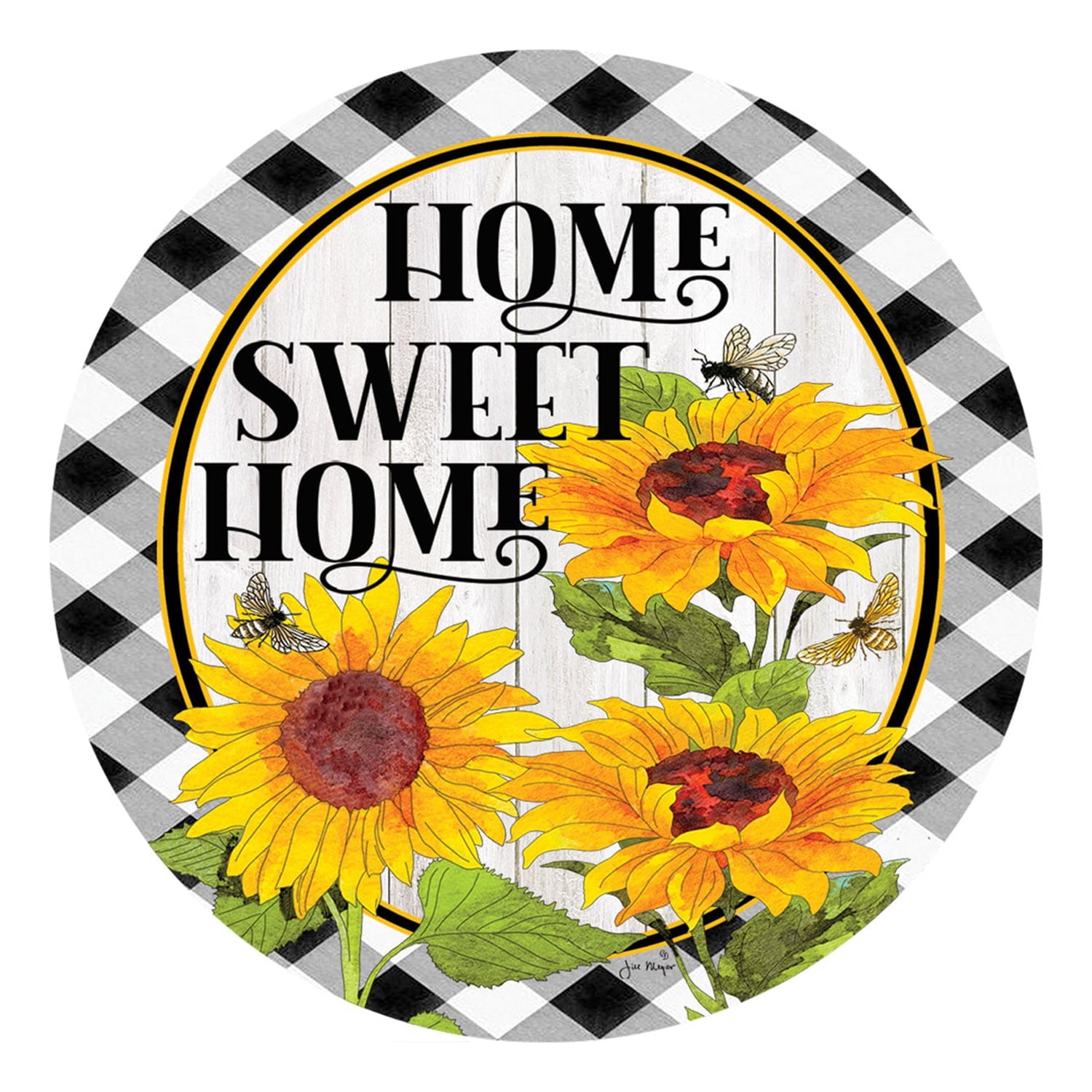 Custom Decor Accent Magnet - Sunflower Check - Walmart.com