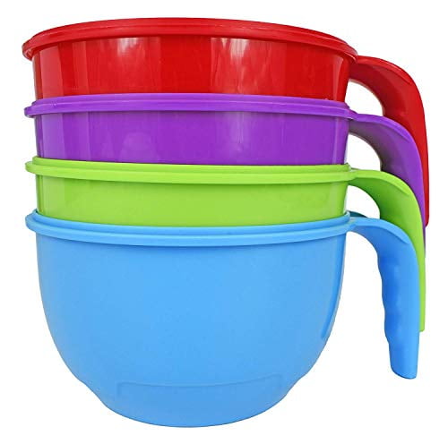 Set of 4 Soup Mugs 28 Ounce Heat Soup In the Microwave! Perfect for ...