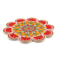 Table Trivets Red Tulips Large Ceramic Trivet 7" (18 cm) Trivets for ...