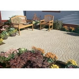 Pavestone 16" Bella Cobble Buff Concrete Stepping Stone - Walmart.com
