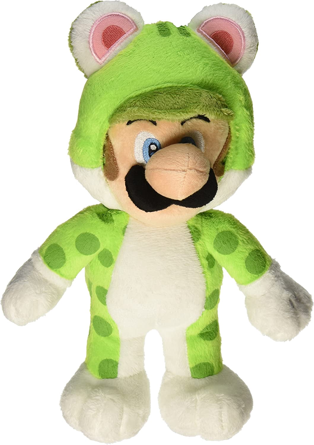 Peluche TUNC Super Mario Neko Cat Luigi 10 pulgadas multicolor ...