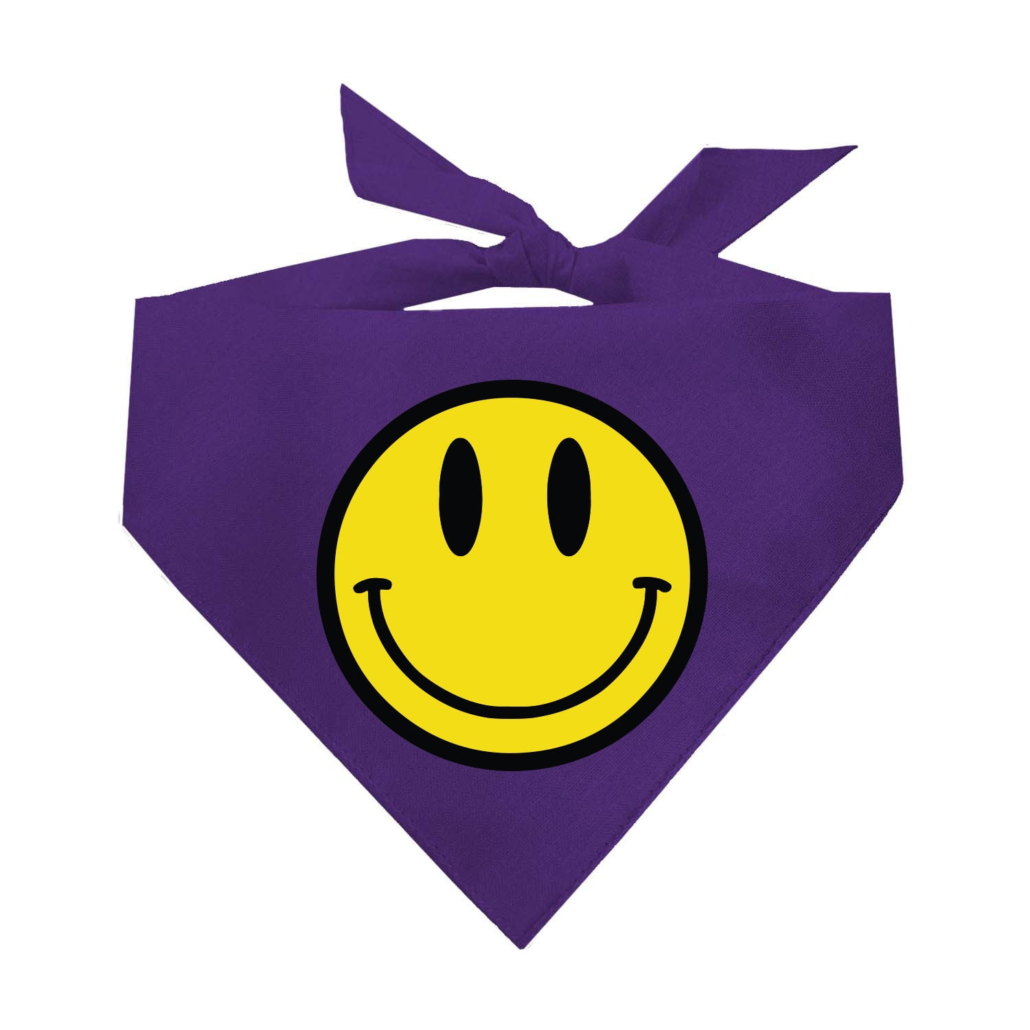 Plain Smile Face Triangle Dog Bandana - Walmart.com