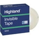 Highland, MMM6200341000, 3/4"W Matte-Finish Invisible Tape, 6 / Pack ...