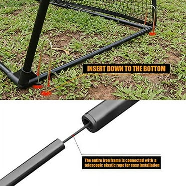 GoSports Quarterback 6 X 6 Accuracy Football Training Net with 3 Target ...