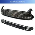 Labwork Front Radiator Grille Kit DS7Z-8200-BA Upper & Lower Fit for ...