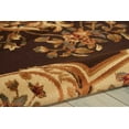 Nourison Paramount Persian Medallion Chocolate 5'3" x 7'3" Area Rug, (5 ...