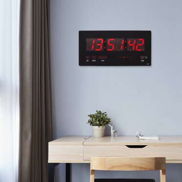 SKILCRAFT, NSN4919814, Atomic Slimline Wall Clock, 1 - Walmart.com