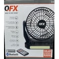 Qfx Solar Led Bluetooth Radio Fan - Walmart.com