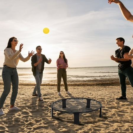 Mini Volleyball Spike Game Set Buzz Ball Battle Bouncing Fun with 3 ...