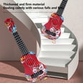 Red Kids Beginner Ukulele Instrument Toy Playable Strings Educational ...