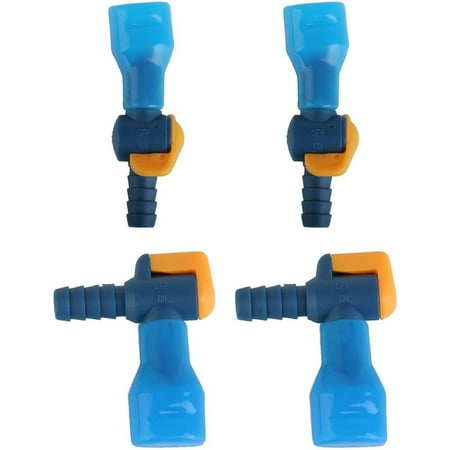 4 Pieces Outdoor Hiking Water ladder ag Pipe ite Valve Nozzle with On ...