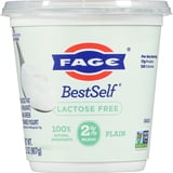 FAGE BestSelf All Natural Reduced Fat Plain Lactose Free Greek Strained ...