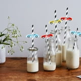 Cheereveal Vintage Racing Car Paper Straws – 24 PCS Birthday Baby ...